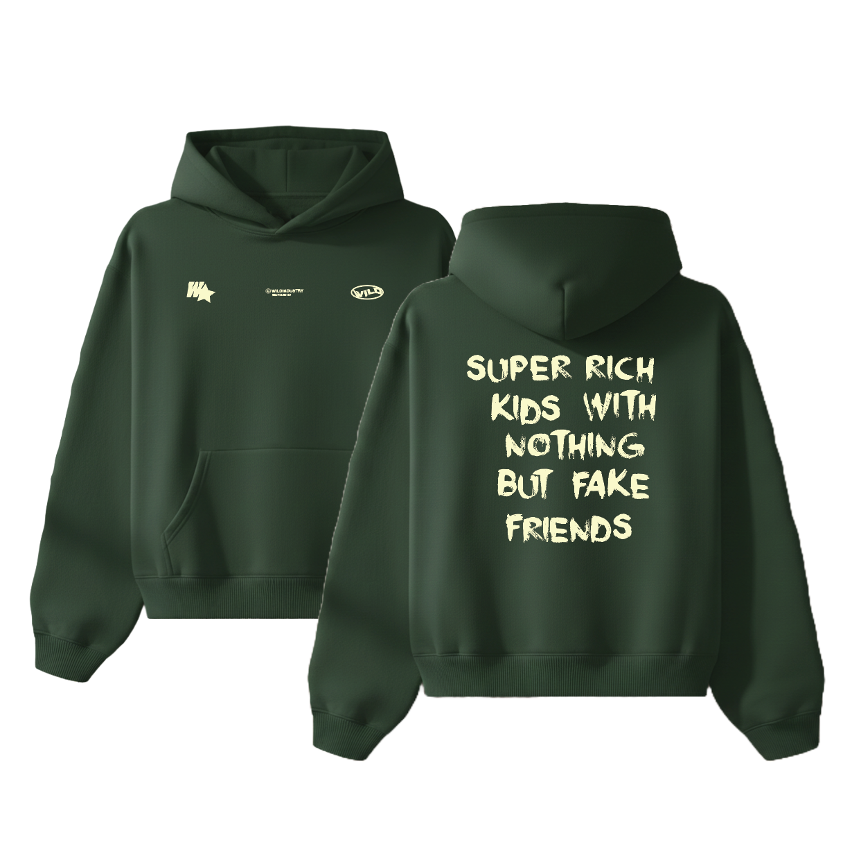 CULT HOOD GREEN – BILLIONAIRE&WILD®
